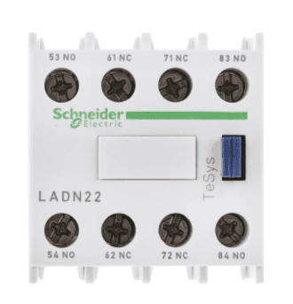 Schneider , LADN22, Electric Tesys Auxiliary Contact Block, Front mount ...